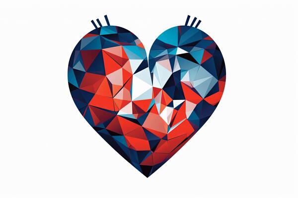 Geometric Heart Stock Photos, Images and Backgrounds for Free Download