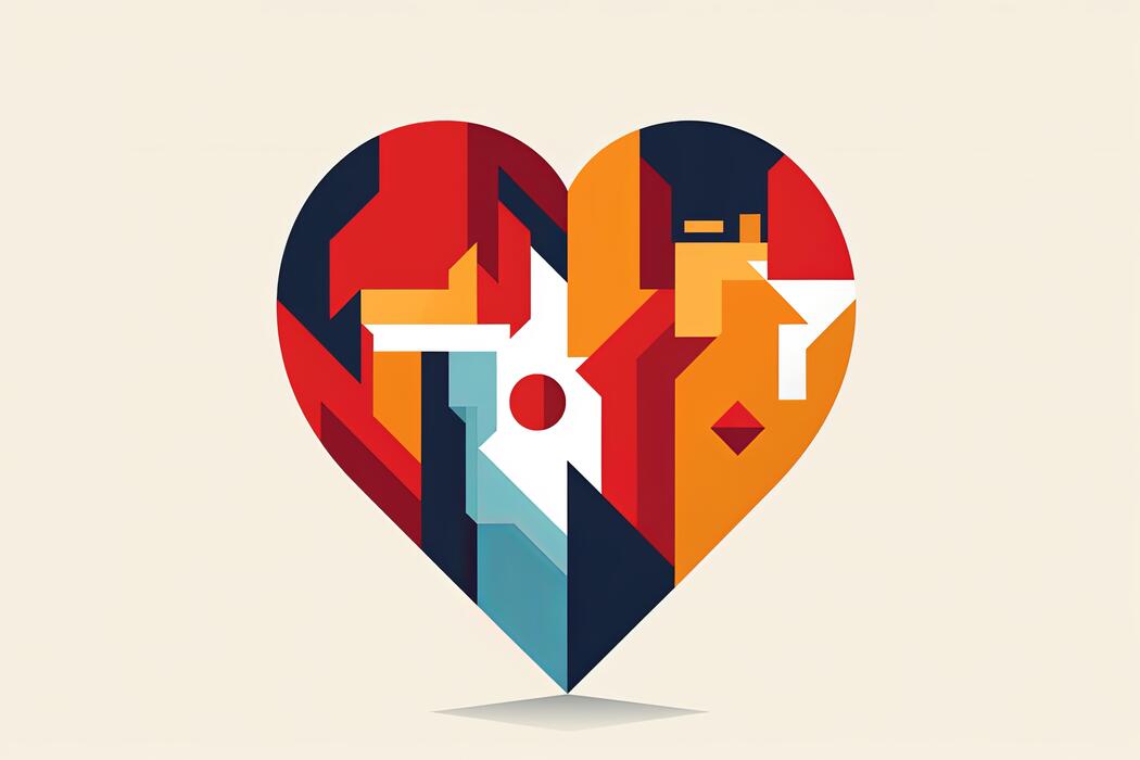 Geometric Heart Stock Photos, Images and Backgrounds for Free Download