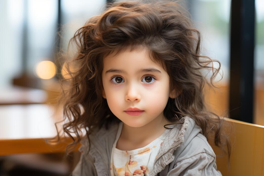 Little Girl Curly Hair Stock Photos, Images and Backgrounds for Free ...