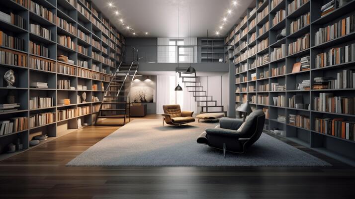 Books Room Stock Photos, Images and Backgrounds for Free Download