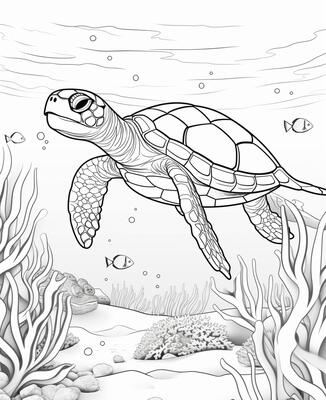 Ocean Coloring Book Stock Photos, Images and Backgrounds for Free Download