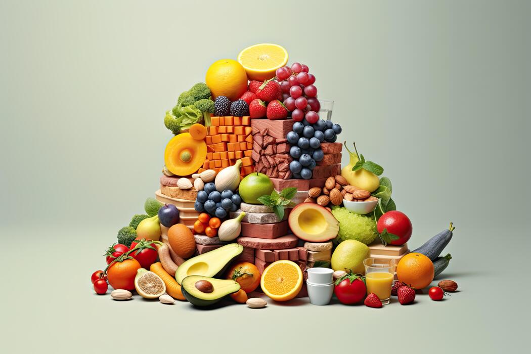 Healthy Food Pyramid Stock Photos, Images and Backgrounds for Free Download