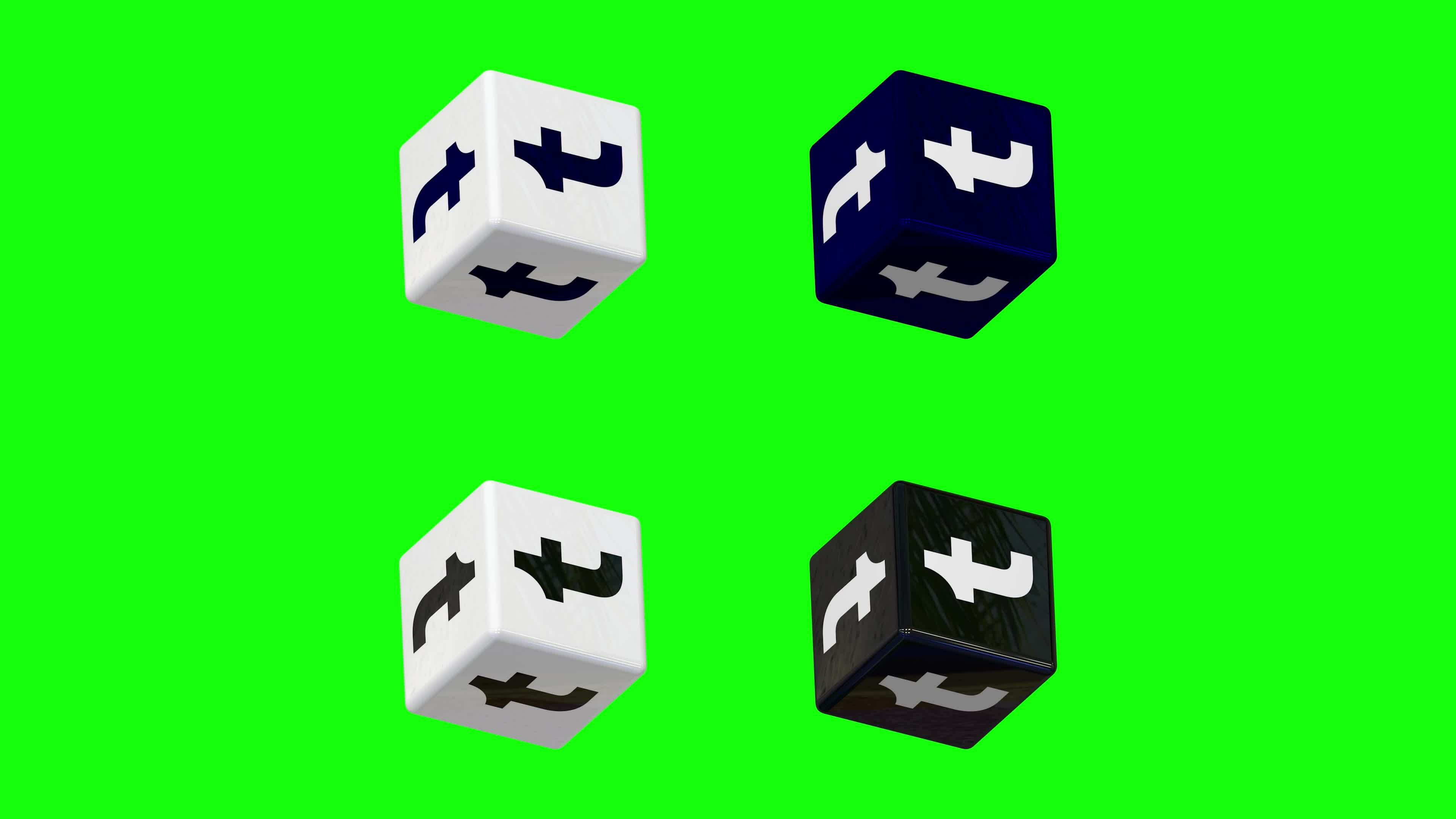 Tumblr 3d Cube Rotating In Different Color Combinations 3d Rendering