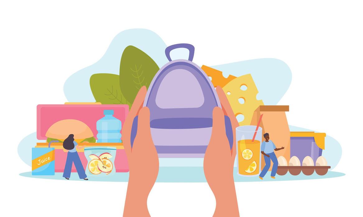 Packed Lunch Vector Art, Icons, and Graphics for Free Download
