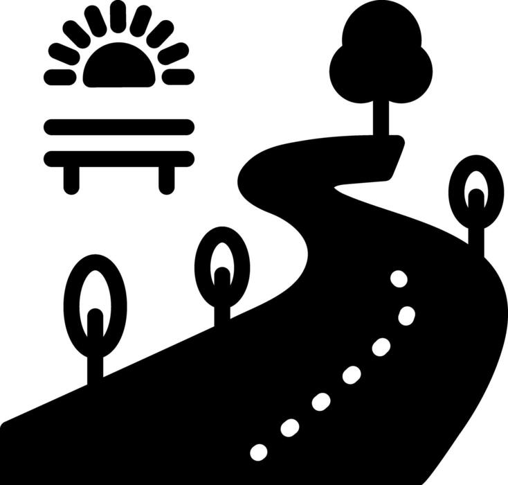 Path Silhouette Vector Art, Icons, and Graphics for Free Download