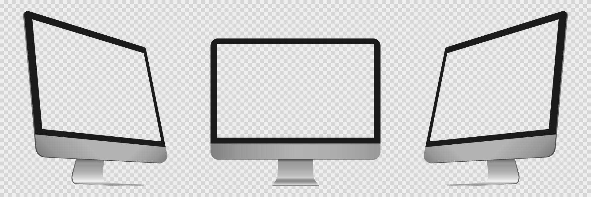 Computer Screen Mockup Vector Art, Icons, and Graphics for Free Download