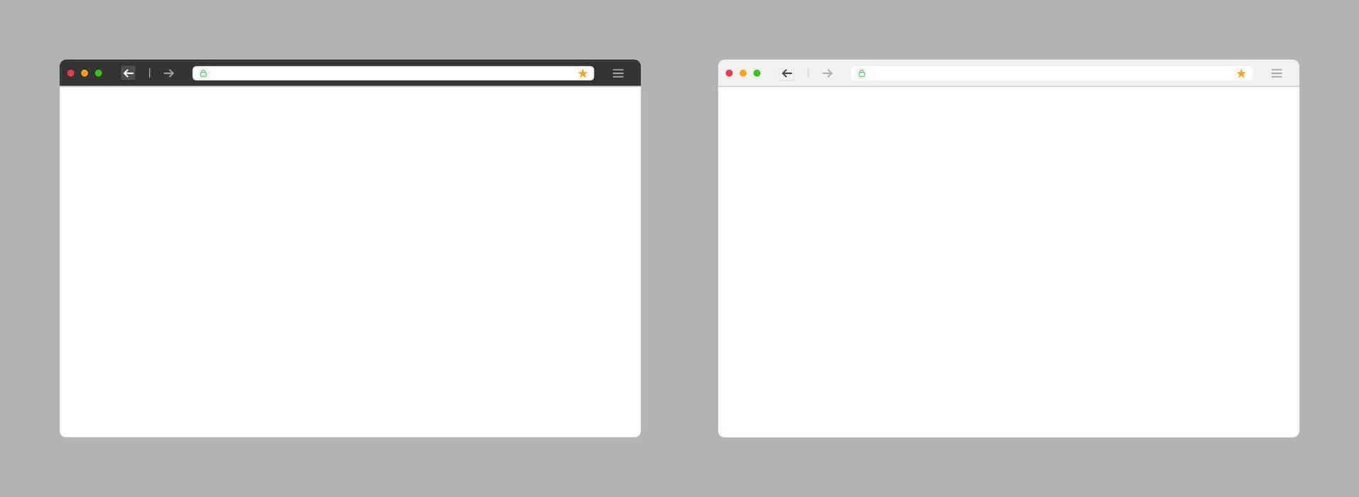 Browser Window Mockup Vector Art Icons And Graphics For Free Download