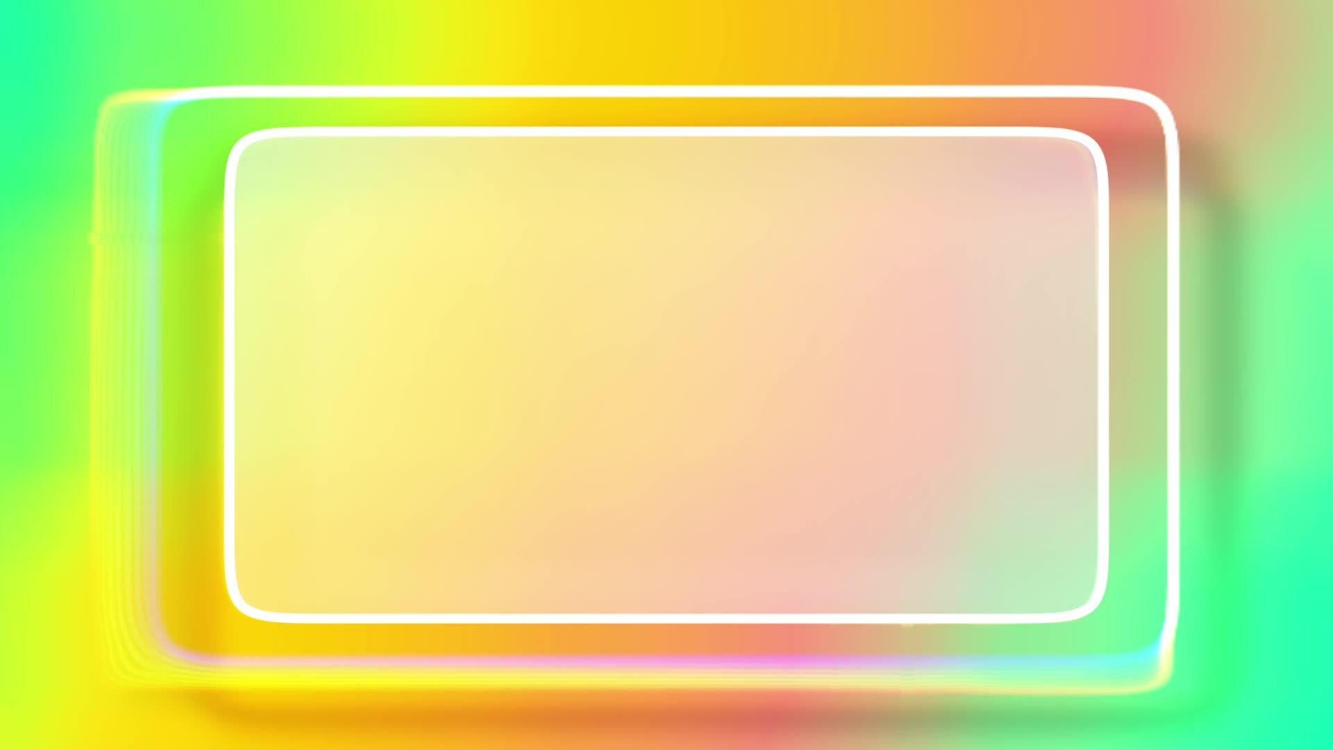 Glass morphism rectangle with gradient blur and frame element. Abstract ...