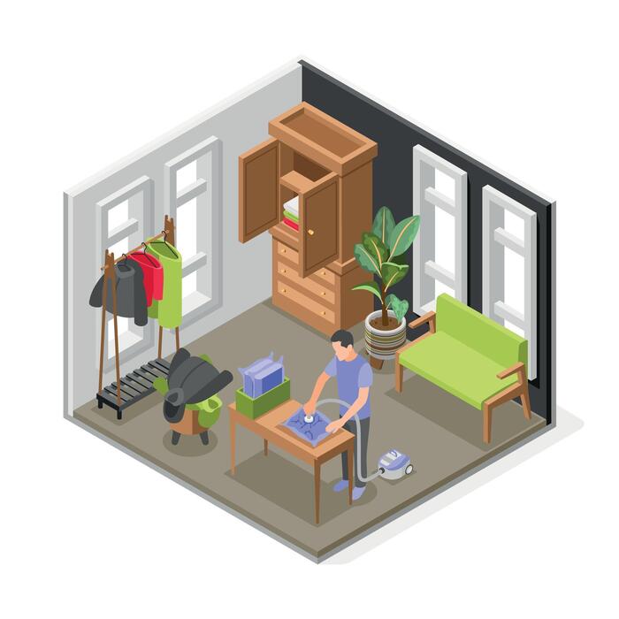 Cleaning Room Vector Art, Icons, and Graphics for Free Download