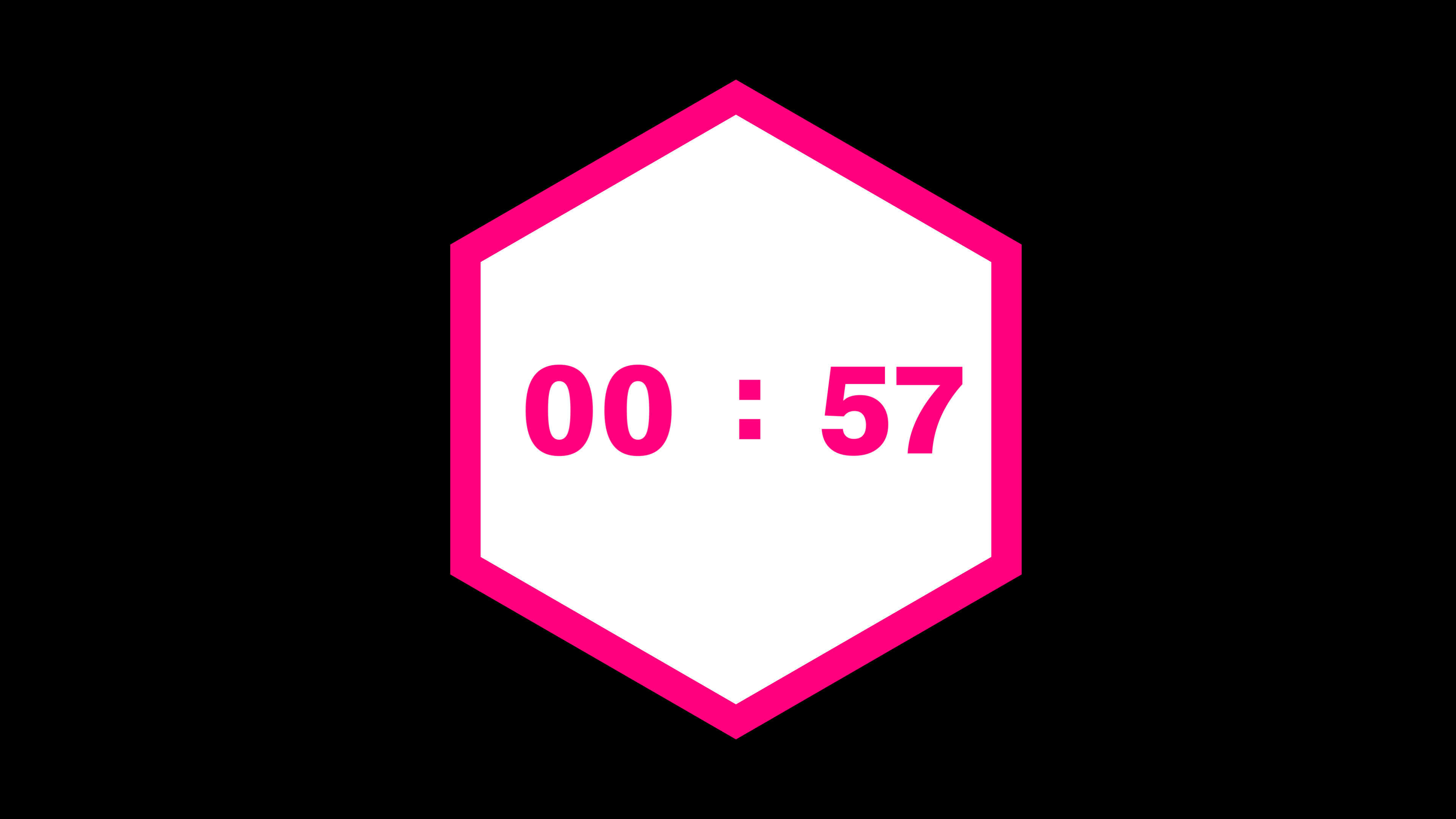 One Minute Animation From 60 To 0 Seconds 60 Second Countdown