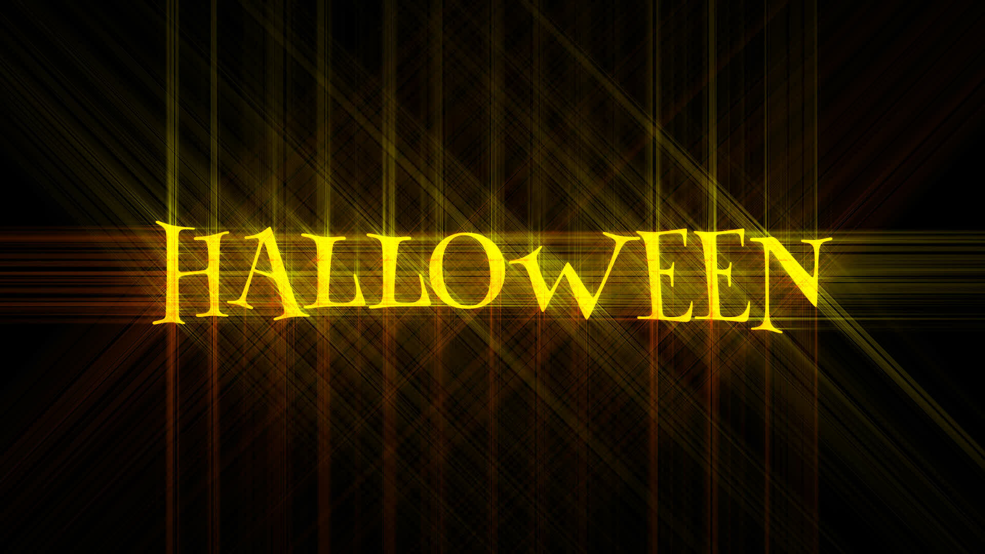 Halloween Holiday Celebration Light Text Halloween Motion Animation