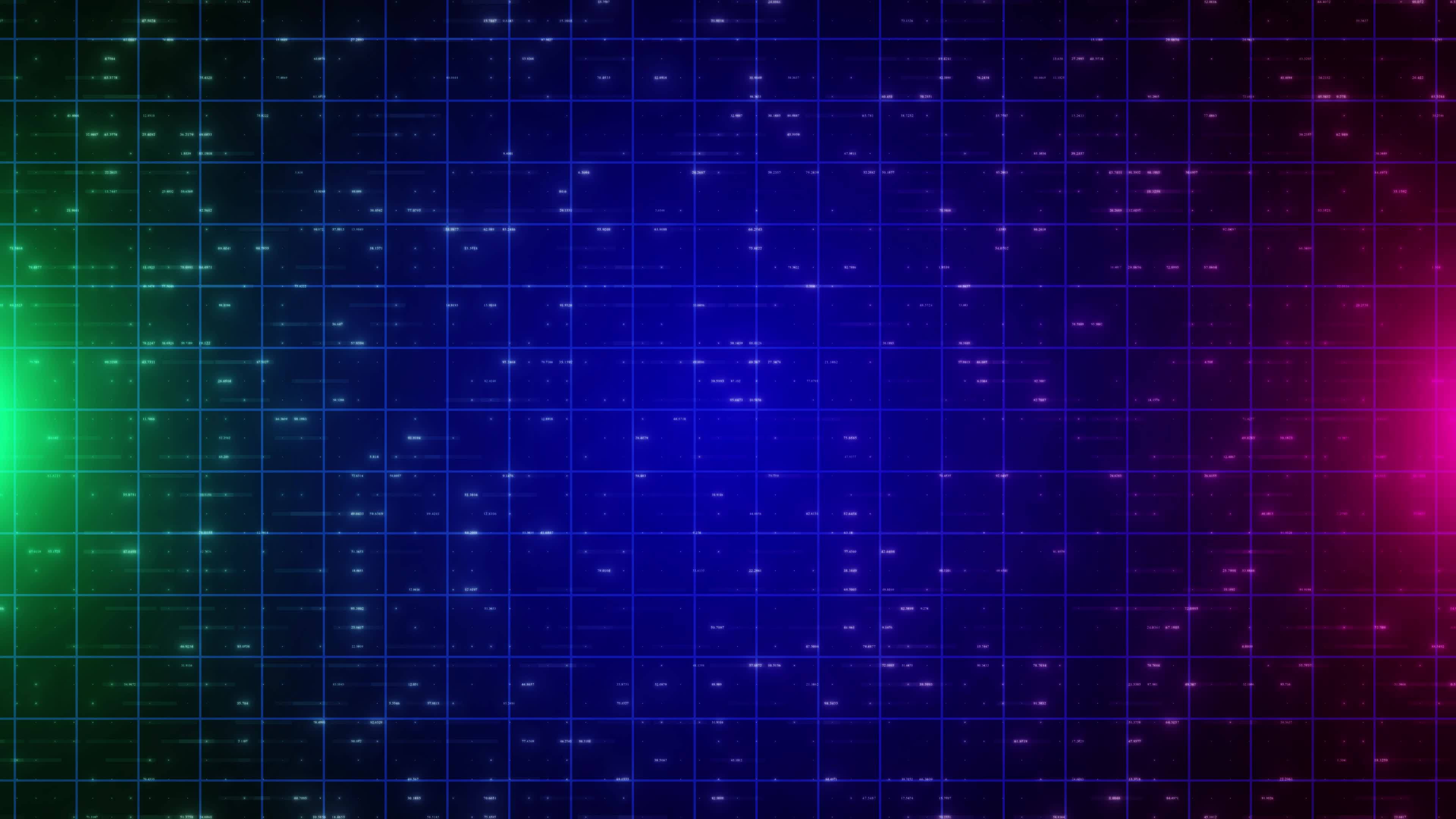 Futuristic High Tech Gird Animation Background Loop Animation Of Grid