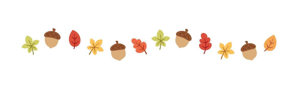 Acorn Border Clipart