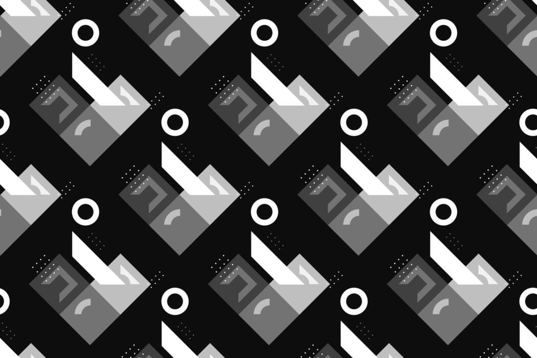 Simple Black And White Patterns Vector Art, Icons, and Graphics for ...