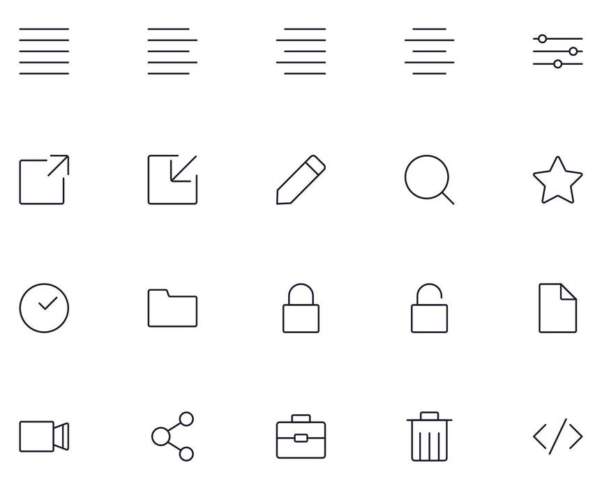 Editable Stroke Vector Art, Icons, and Graphics for Free Download