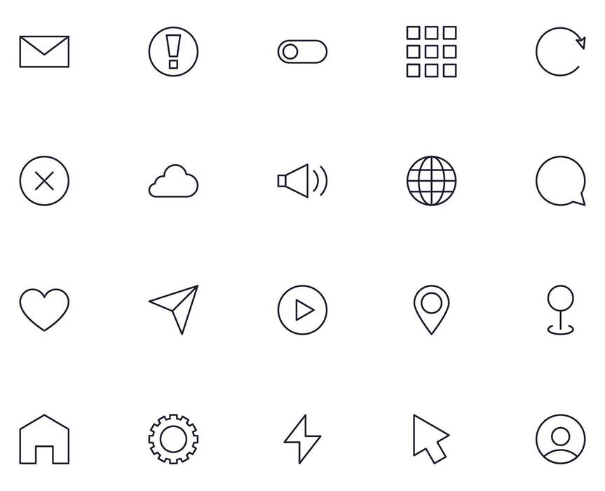 Simple Line Icons Vector Art, Icons, and Graphics for Free Download