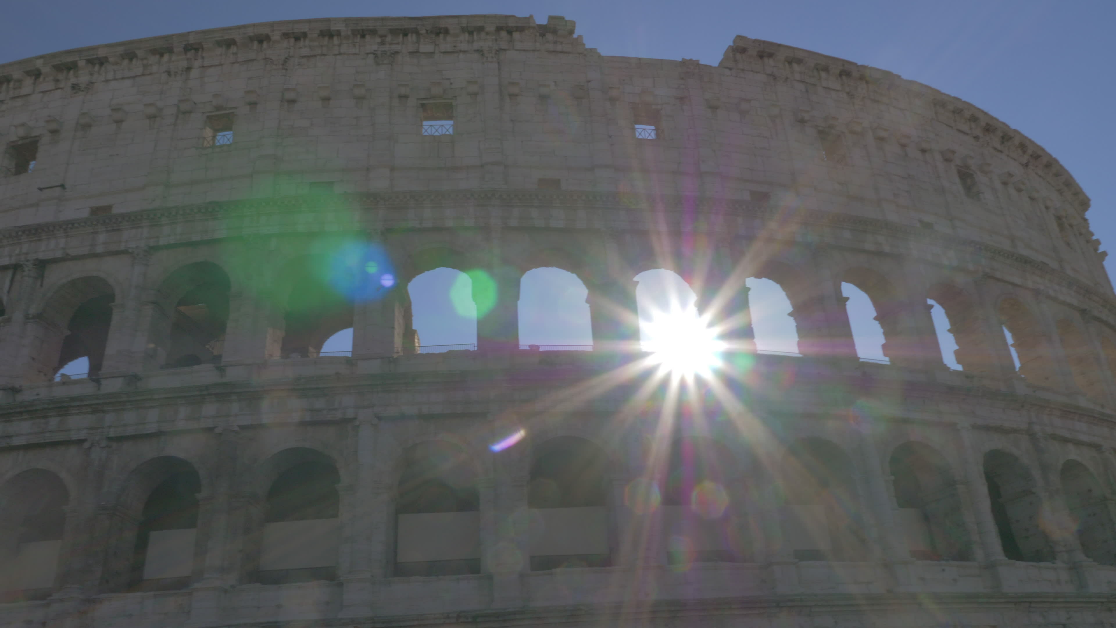 Roman Coliseum ruins in bright sunrays 28710094 Stock Video at Vecteezy Roman Coliseum ruins in bright sunrays 28710094 Stock Video at Vecteezy