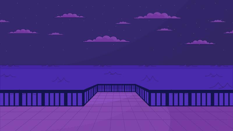 Aesthetic animated background store