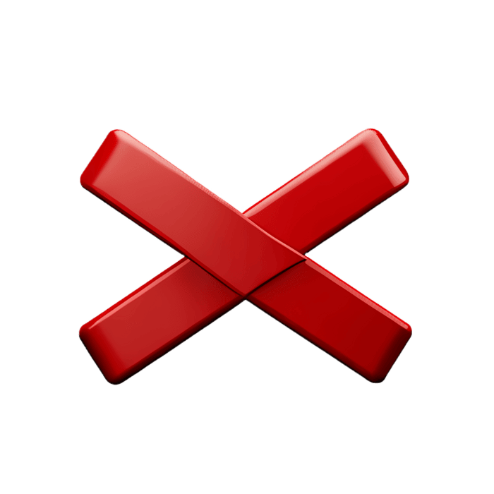 X Out PNGs for Free Download