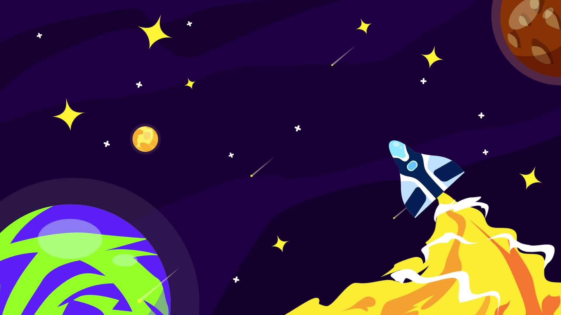 Seamless loop galaxy exploration through outer space towards glowing ... Seamless loop galaxy exploration through outer space towards glowing ...