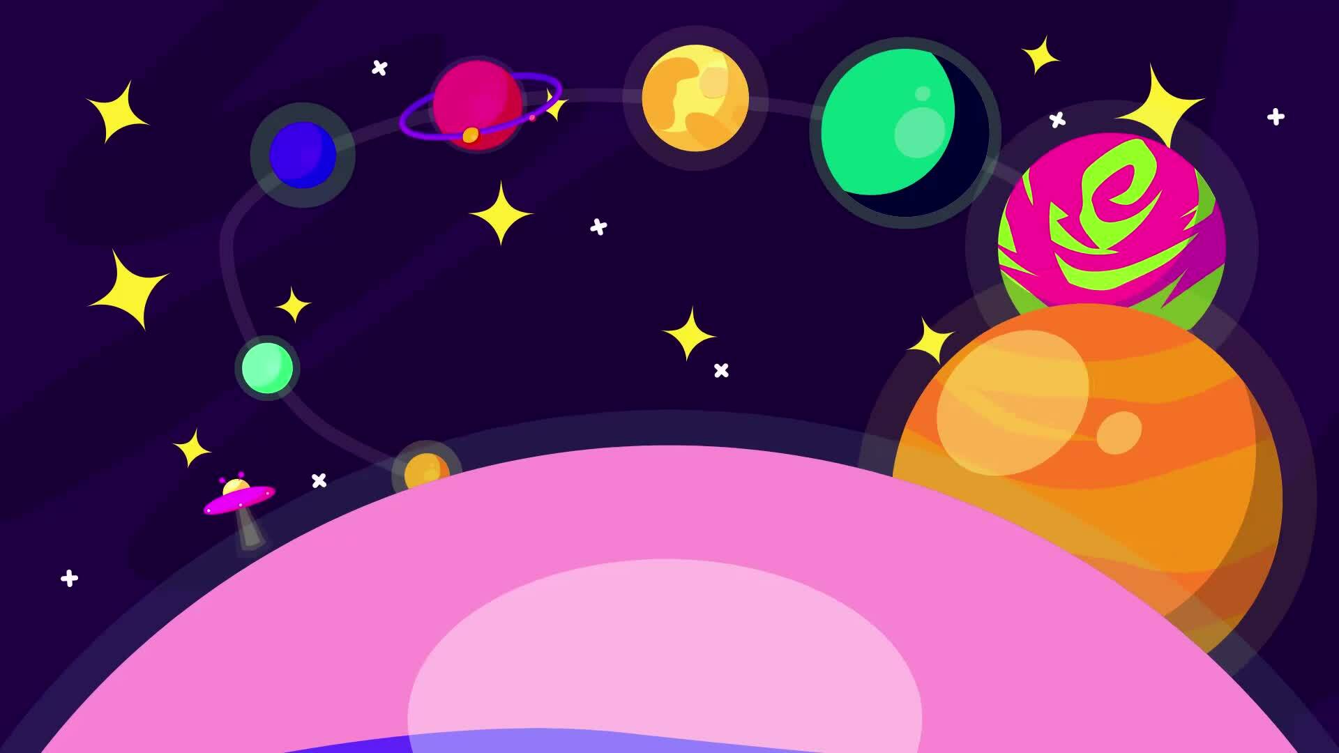 Seamless loop galaxy exploration through outer space towards glowing ... Seamless loop galaxy exploration through outer space towards glowing ...