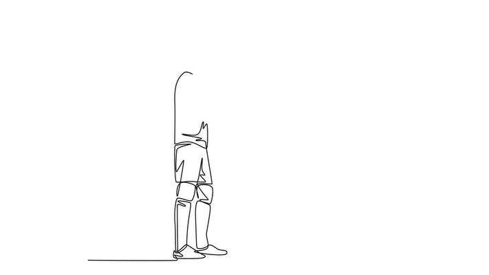 Man Walking Animation Stock Video Footage for Free Download