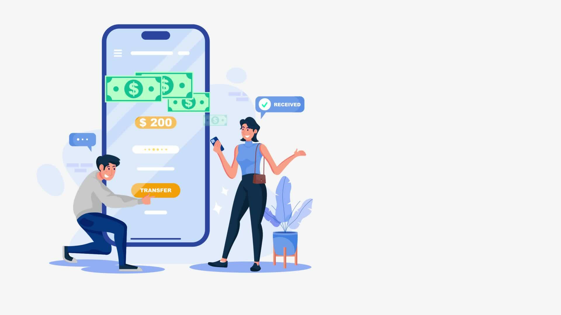 Excellent payment method and technology animation 28716685 Stock Video ...