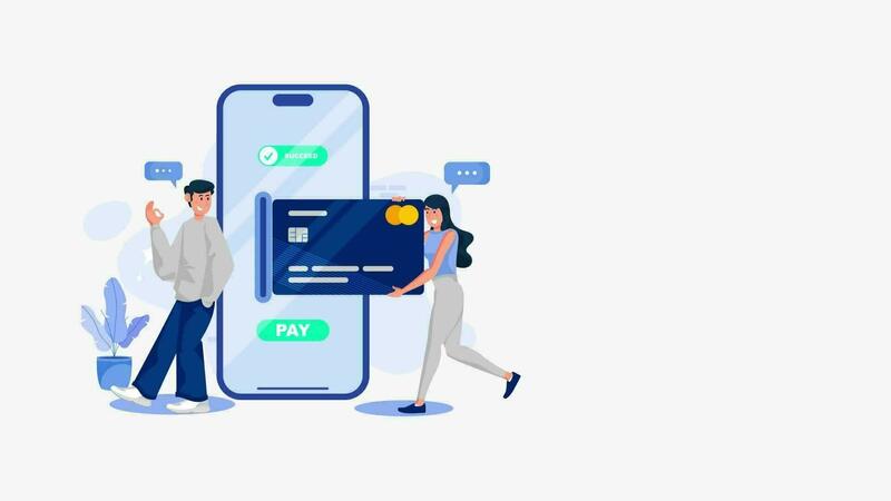 Excellent payment method and technology animation 28716687 Stock Video ...