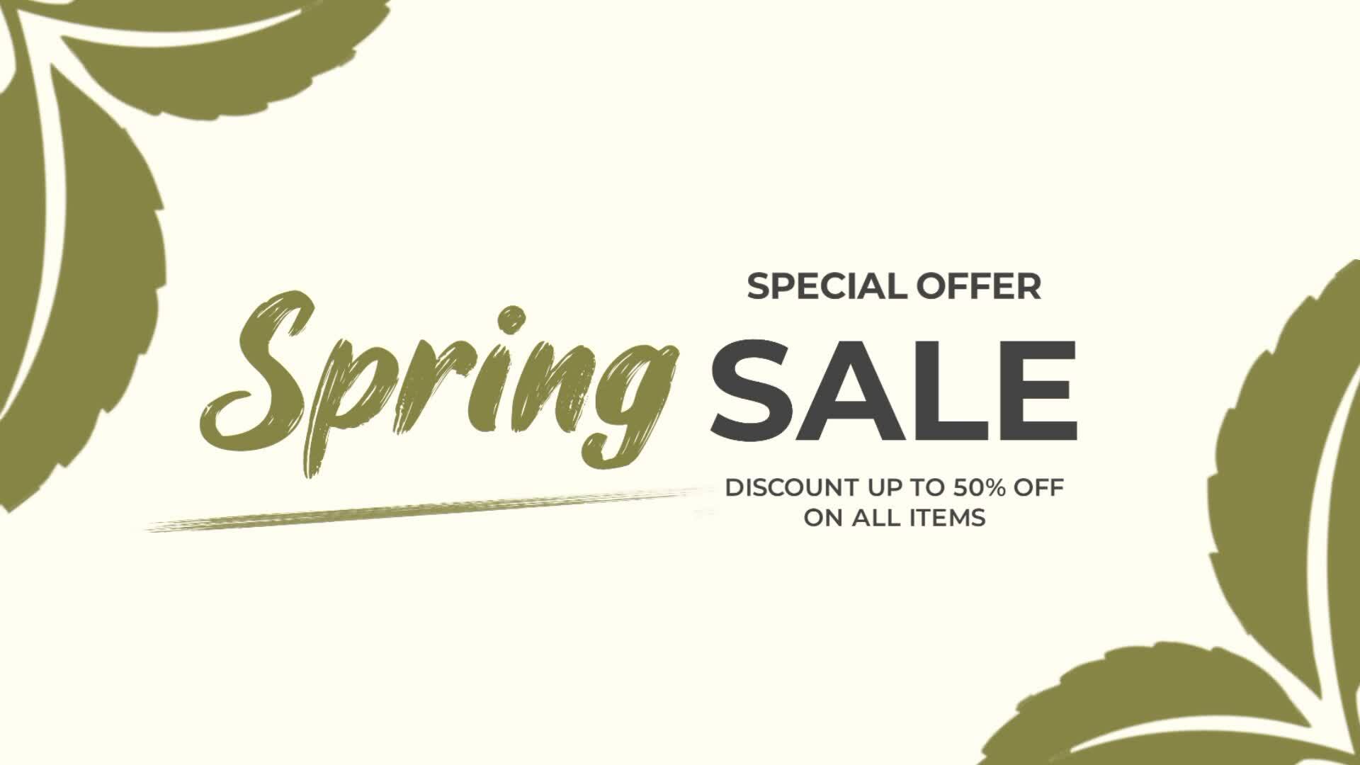 Spring Sale Stock Video Footage for Free Download