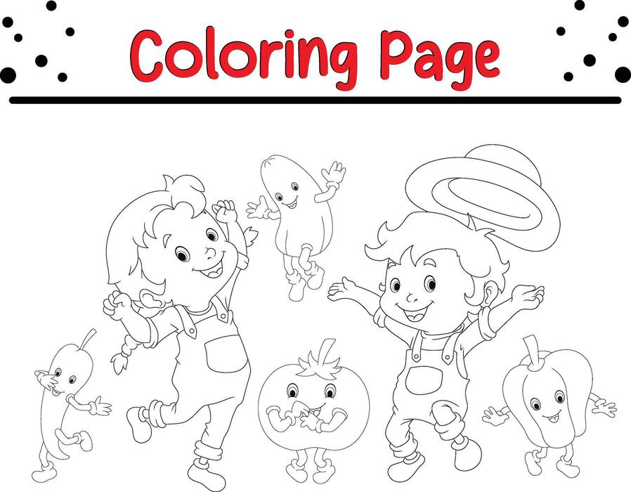 Children Line Drawing Vector Art, Icons, and Graphics for Free Download