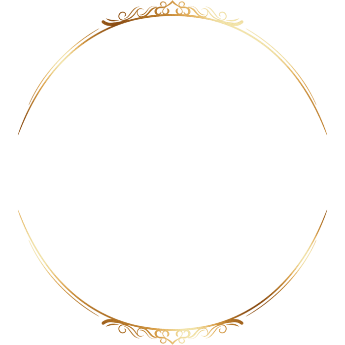 Gold Circle Frame PNGs for Free Download