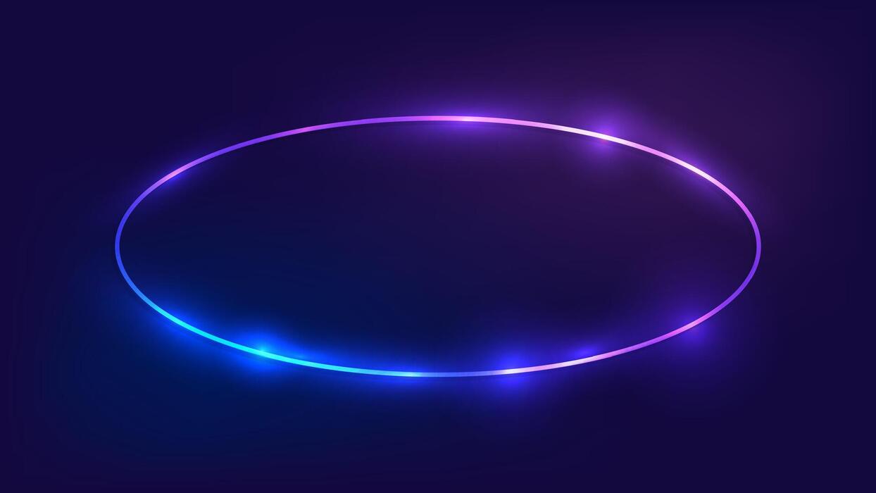 Neon Oval Vector Art, Icons, and Graphics for Free Download