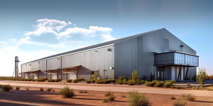 Modern Factory Exterior