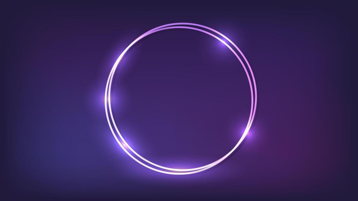 Neon Circle Frame Vector Art, Icons, and Graphics for Free Download