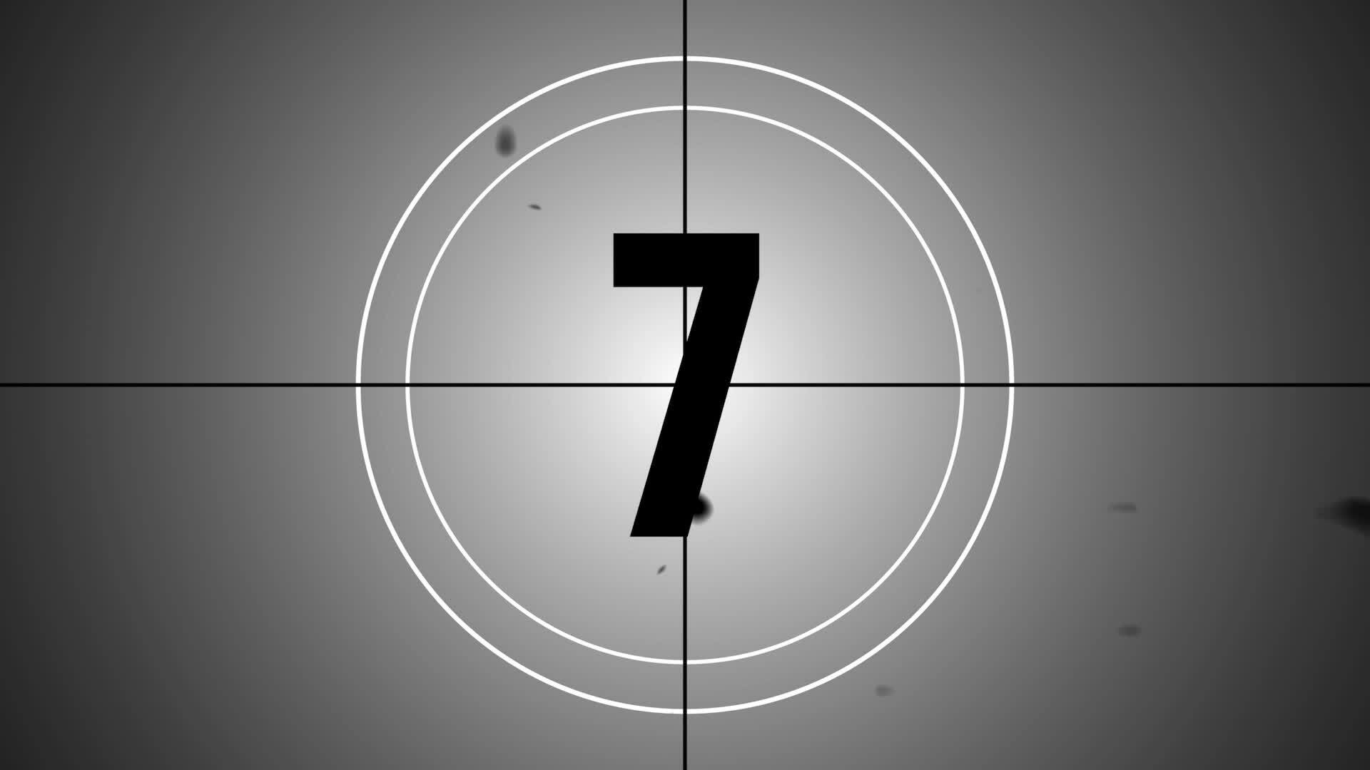old movie style countdown glitch effect overlay. movie countdown ... old movie style countdown glitch effect overlay. movie countdown ...