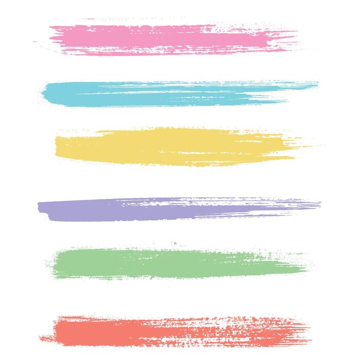 Colorful Brush Strokes Vector Art, Icons, and Graphics for Free Download