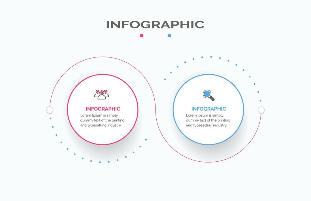 Two Infographic Vector Art, Icons, and Graphics for Free Download