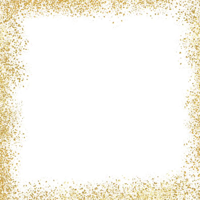 Gold Glitter Border PNGs for Free Download