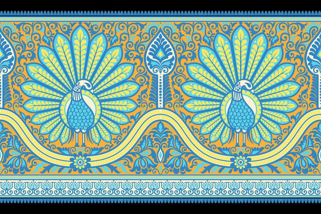 Peacock Border Vector Art, Icons, and Graphics for Free Download