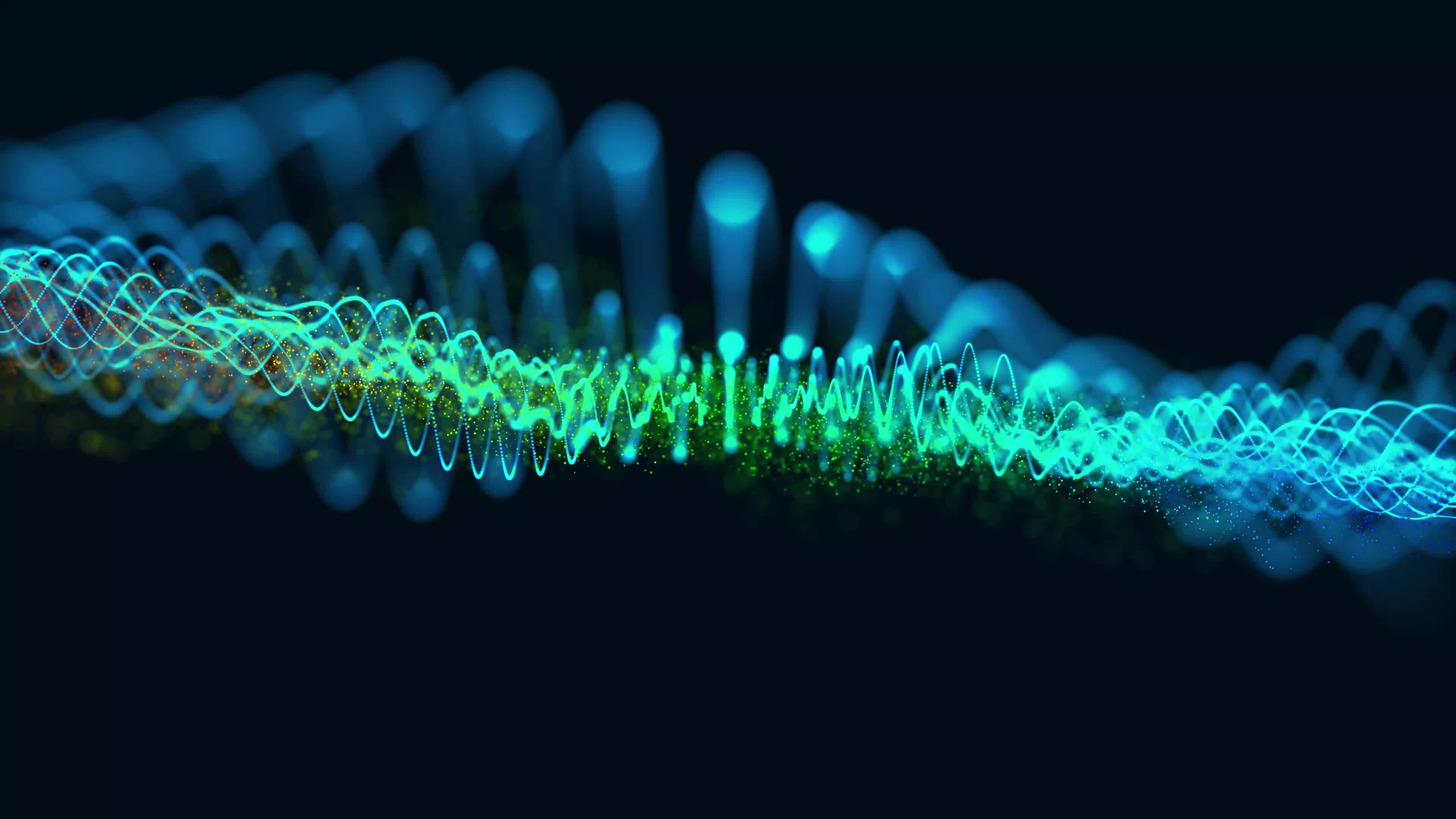 Abstract Particle Wave Mesh Loop Background 29210528 Stock Video At