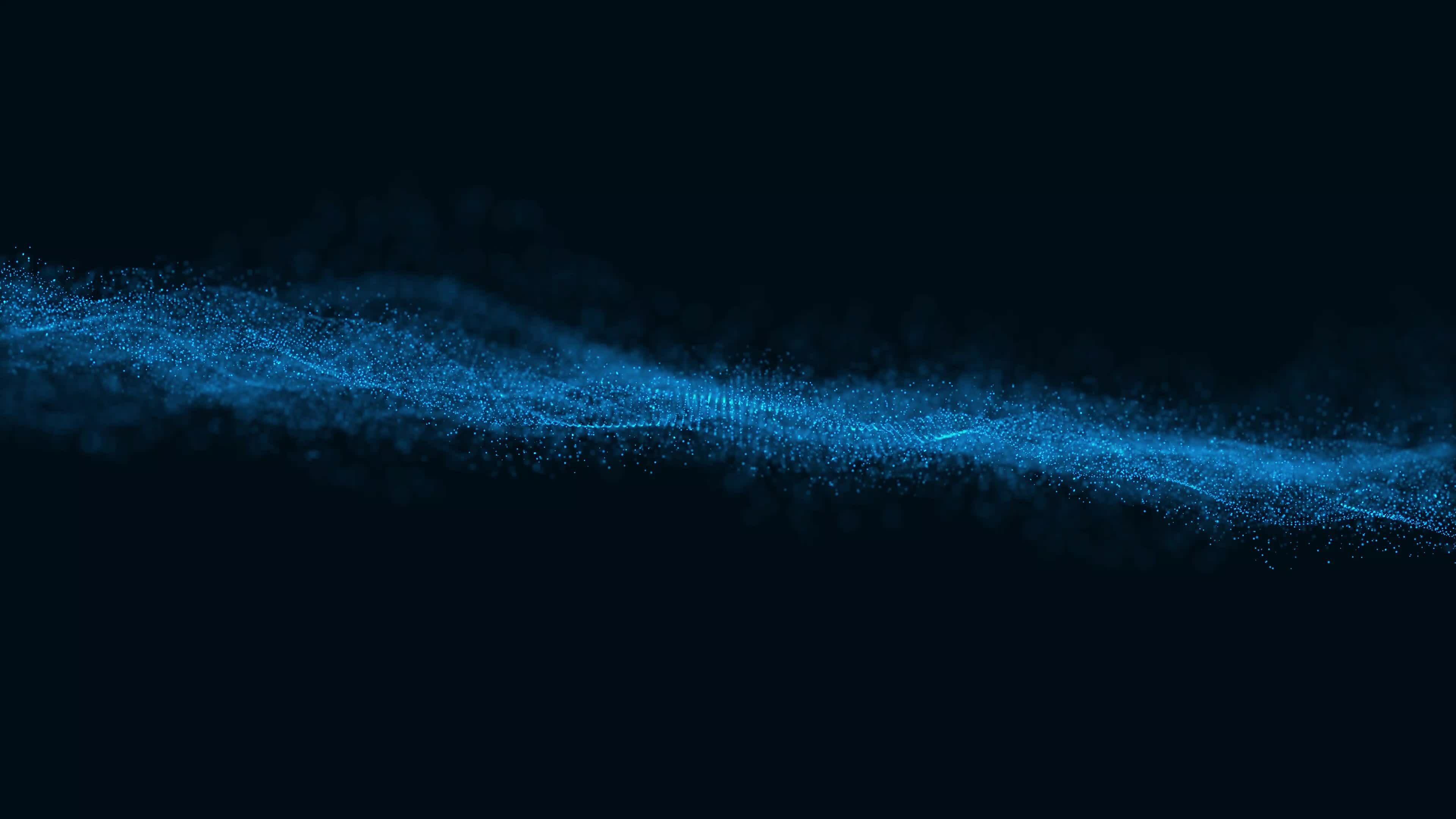 digital particle wave in cyberspace abstract background ,cyber background or technology ...