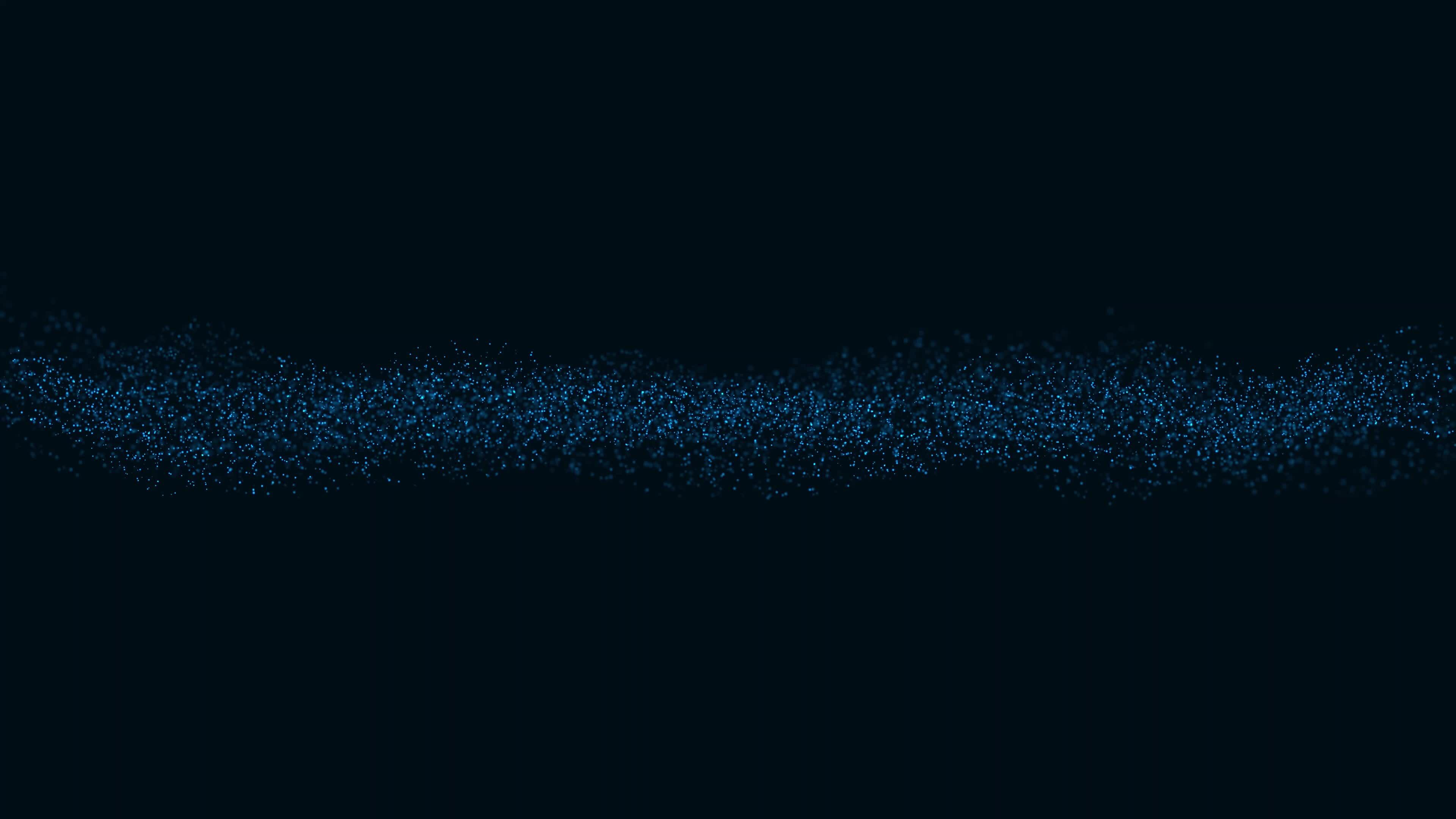 Fantastic animation with particle wave object in slow motion 29210685 Stock Video at Vecteezy