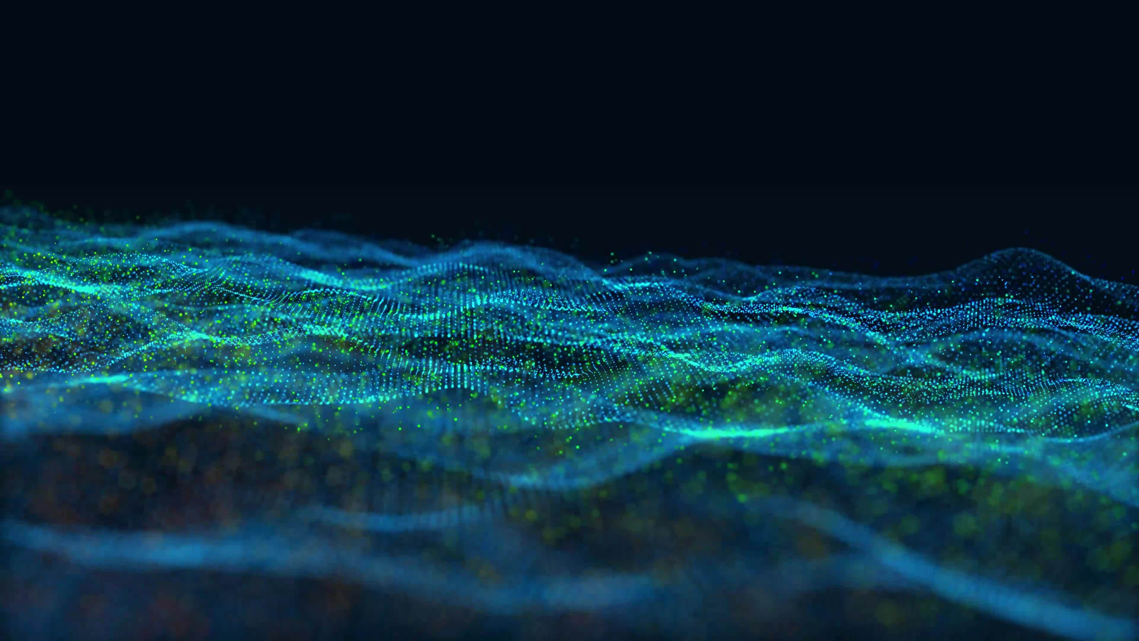 Abstract Particle Wave Mesh Loop Background 29210931 Stock Video At