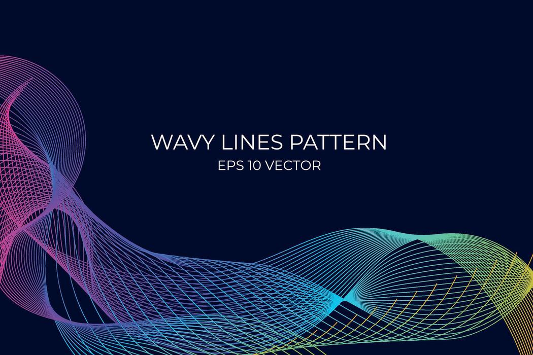 Wavy Line Pattern Vector Art, Icons, and Graphics for Free Download