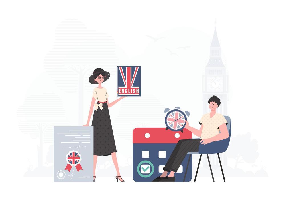 English Course Vector Art, Icons, and Graphics for Free Download