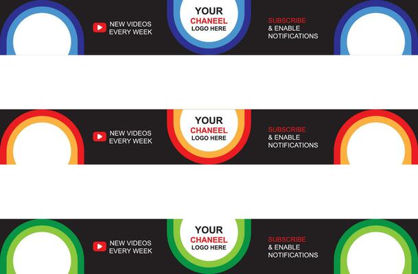 Youtube Banner Funny Vector Art, Icons, And Graphics For Free Download