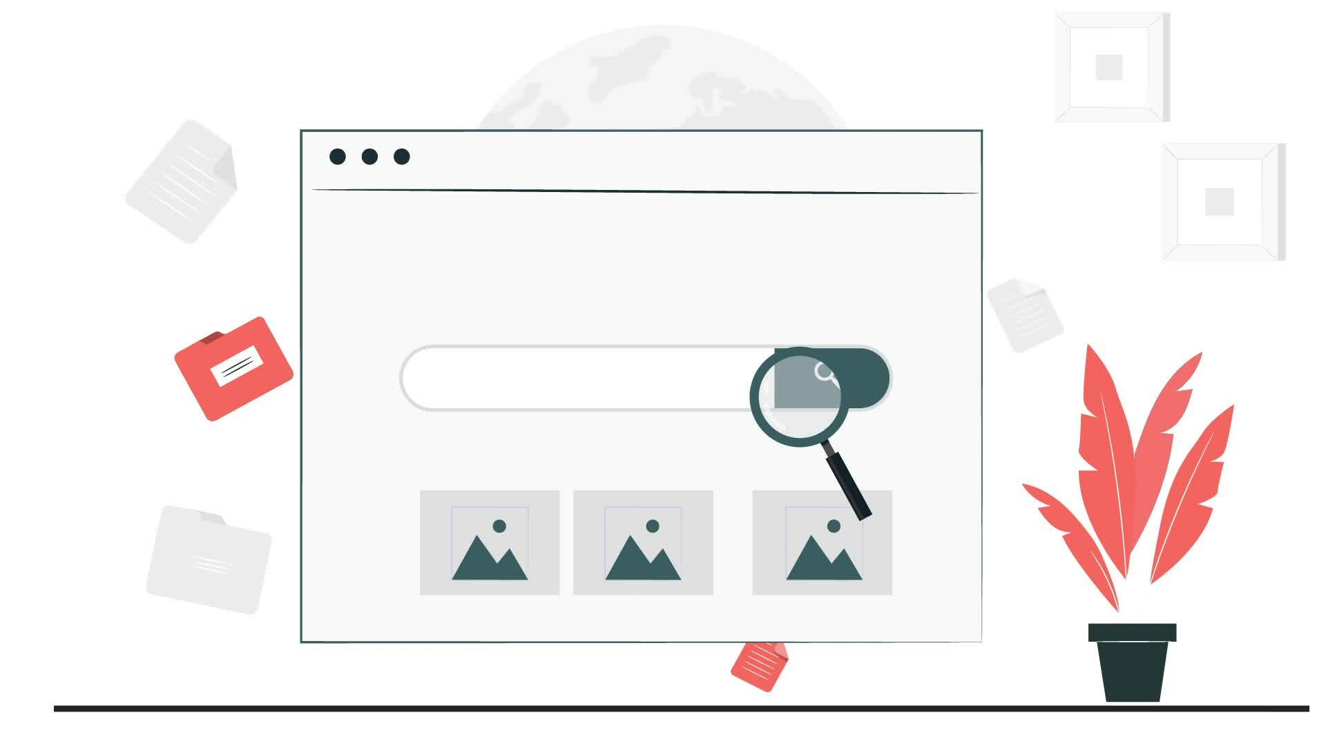 Search bar Magnify 29255139 Stock Video at Vecteezy