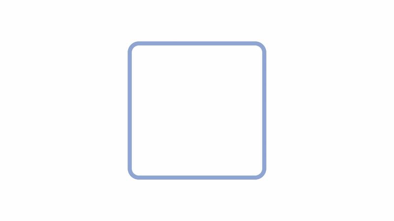 Gallery image symbol 2D loading animation. Landscape picture sign ...