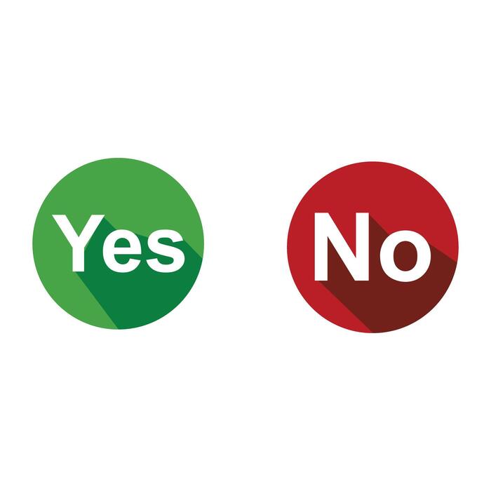 Yes No Button Vector Art, Icons, and Graphics for Free Download