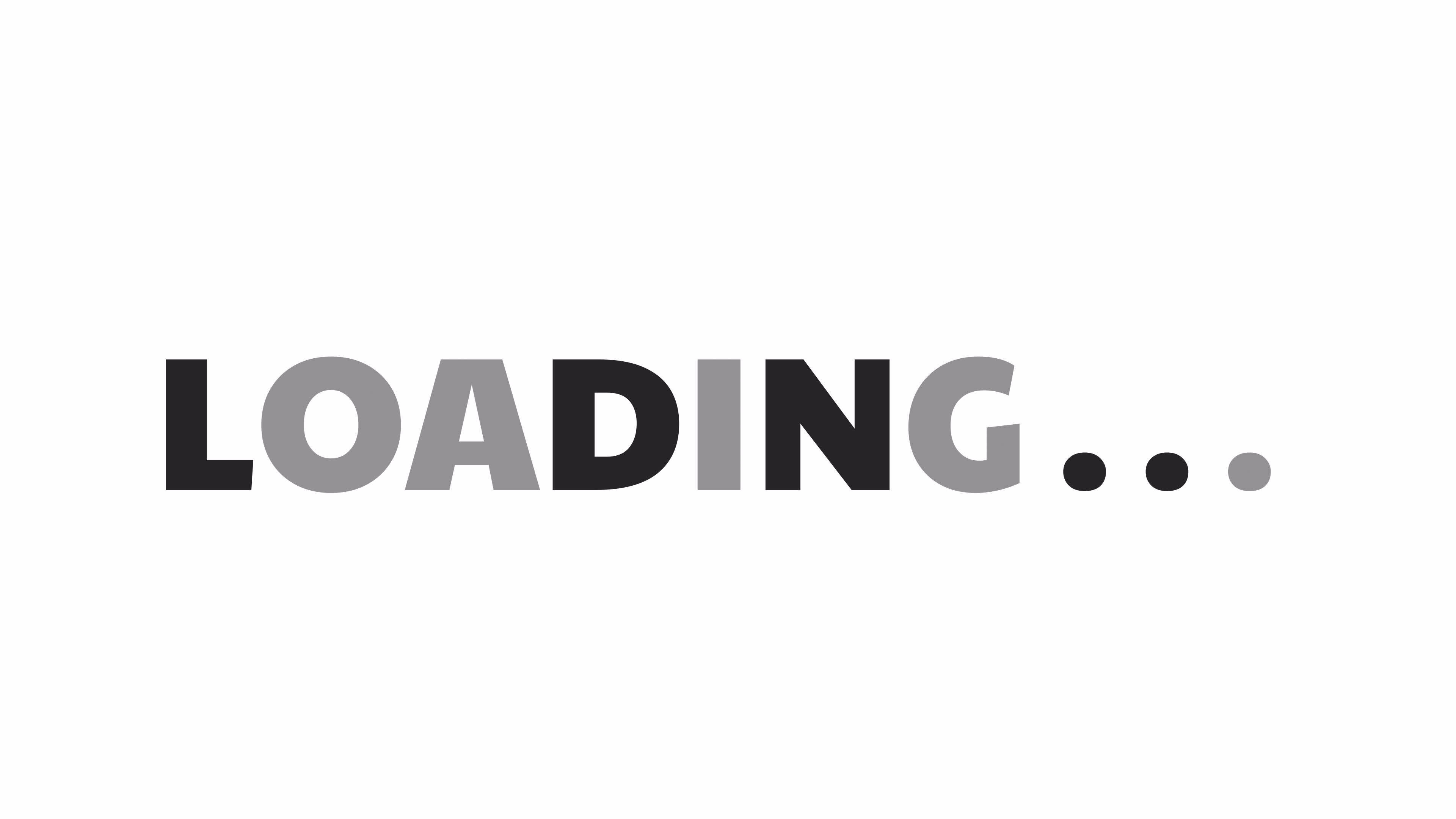 Rainbow letters flickering black and white loading text animation ... Rainbow letters flickering black and white loading text animation ...